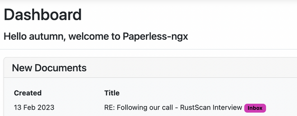 Over-engineering my document storage system with Paperless-ngx